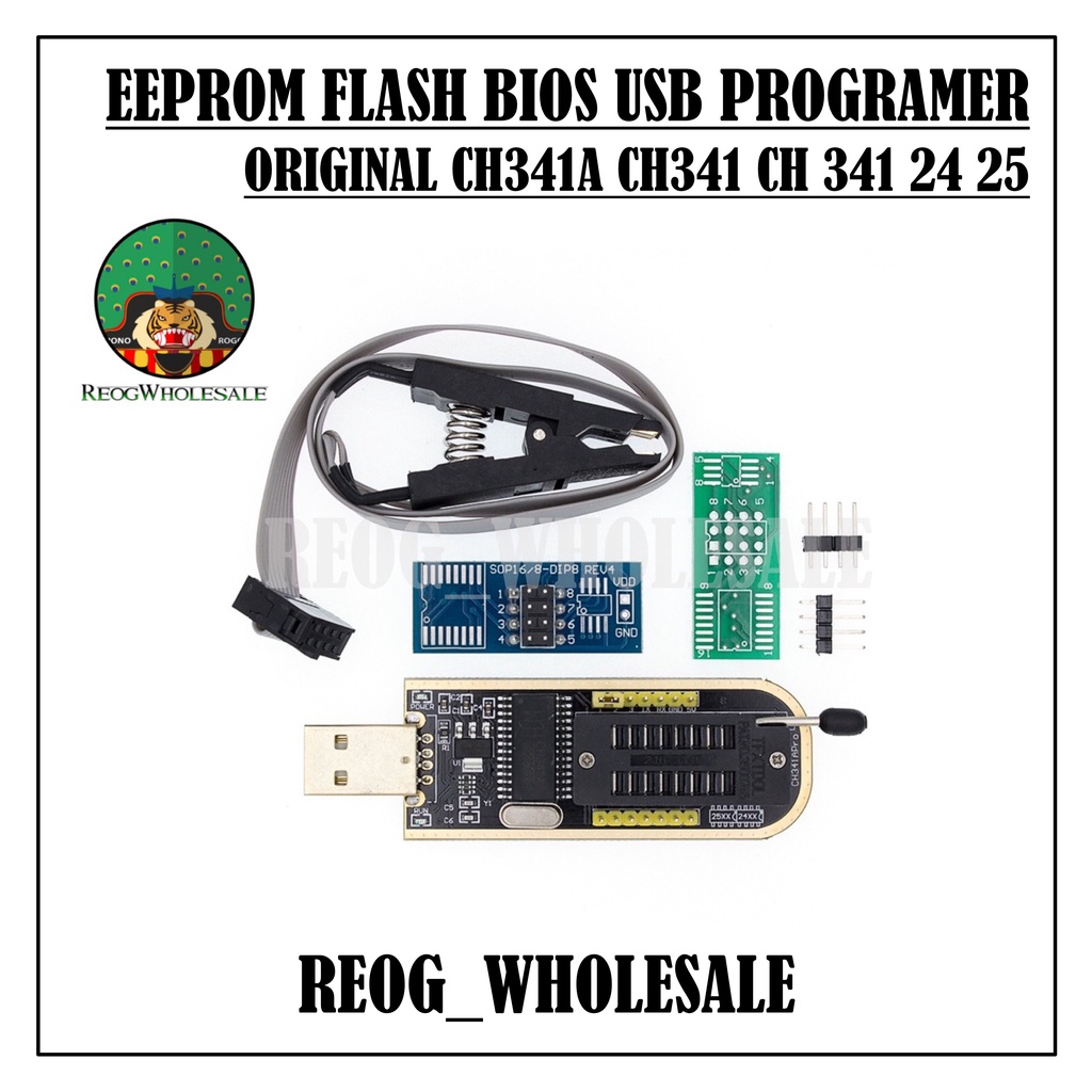 Jual ORIGINAL CH341 CH341 CH 341 24 25 SERIES EEPROM FLASH BIOS USB ...