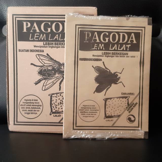 Jual lem lalat paagoda/ Lalat Lem Serangga / lem lalat pagoda / lem ...