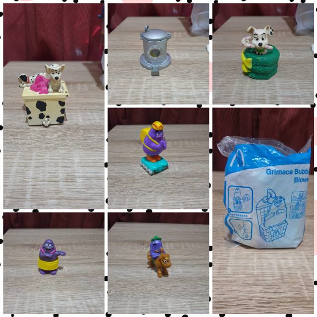 Jual Vintage Happy Meals Dalmatian Mcdonalds Mainan Mcd Burger Kings Vintage Old Toys Grimace ...