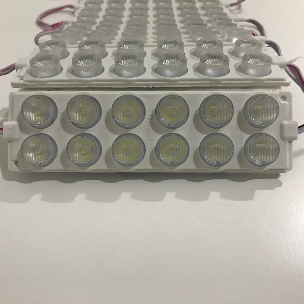 Jual Lampu LED Module 12 Mata (2x6) 12 Volt / LED Modul 12V 2x6 Mata ...