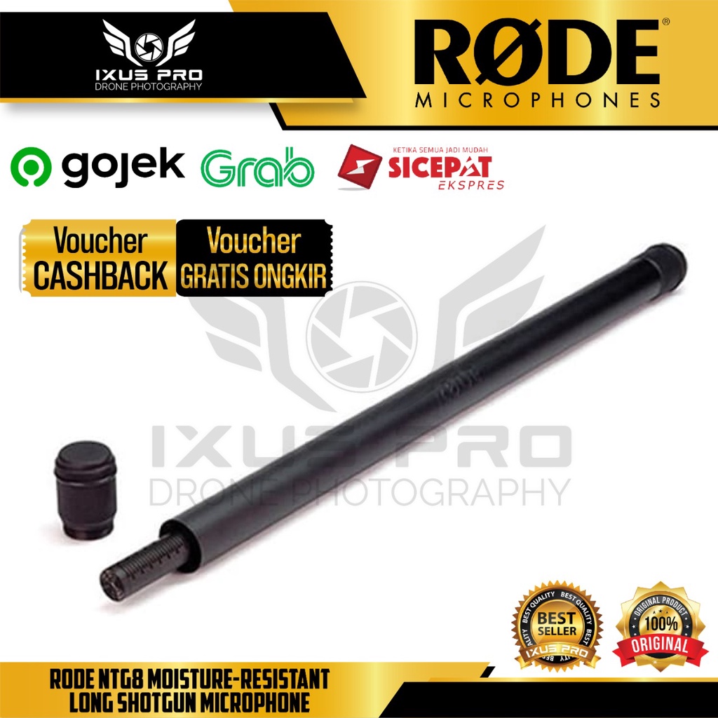 Jual Rode NTG8 / NTG-8 Moisture-Resistant Long Shotgun Microphone ...