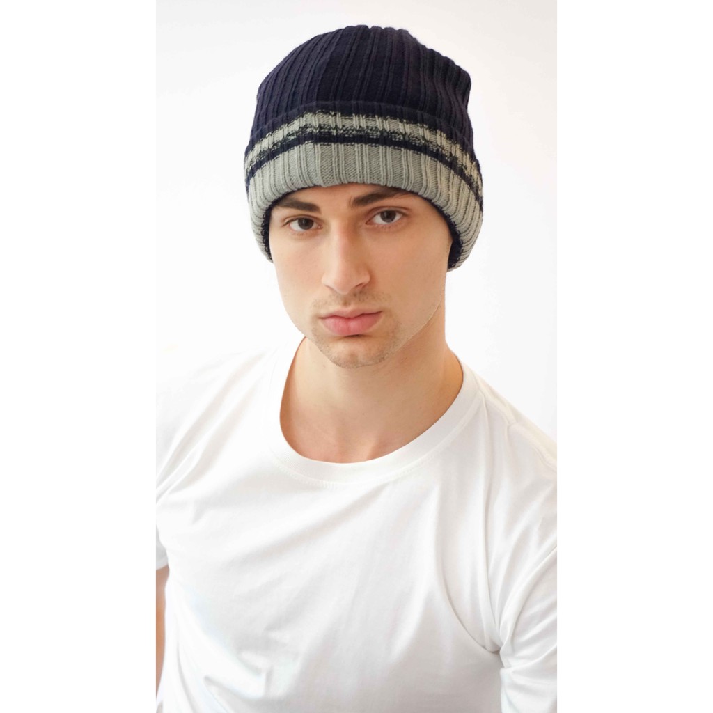 Jual Houseofcuff Topi Kupluk Rajut Beanie Hat Polos Topi Gunung Hitam ...