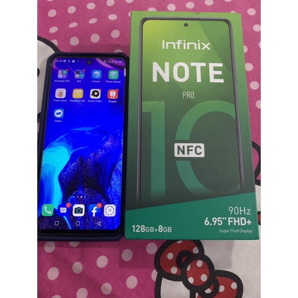 Jual Infinix note 10 pro nfc 8/128gb seken | Shopee Indonesia