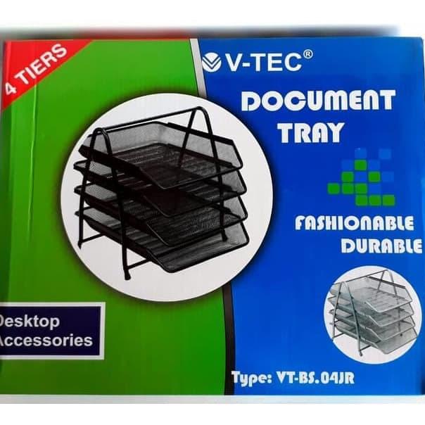 Jual Rak File Dokumen 4 Susun Besi Tray Surat Arsip Buku Organizer ...