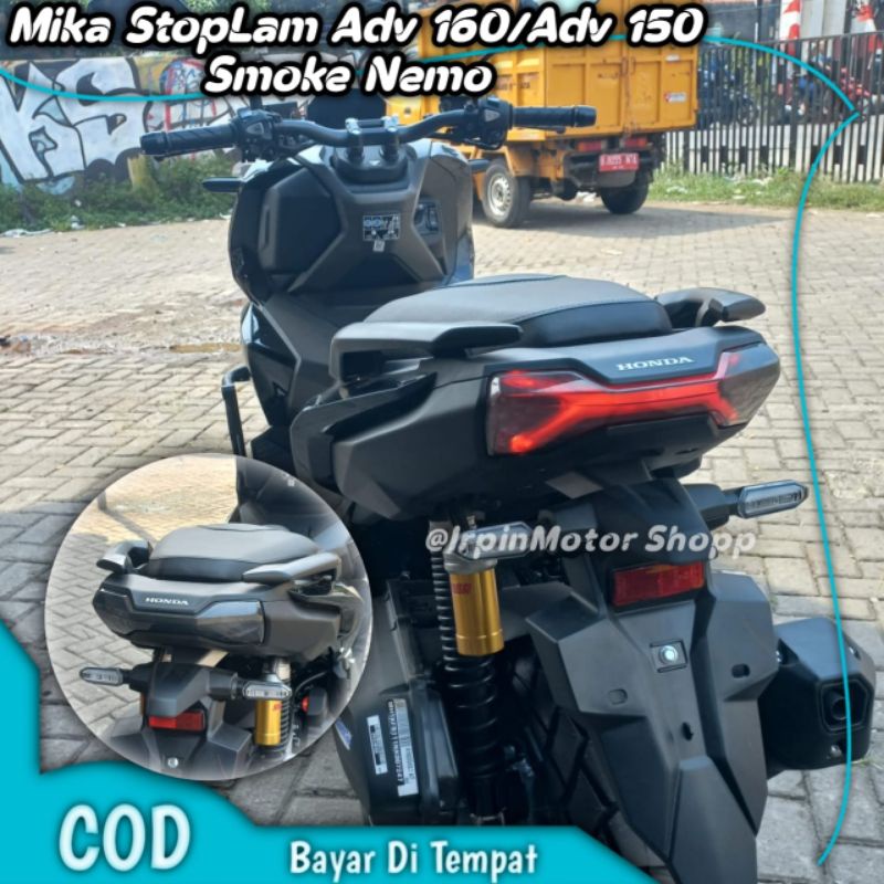 Jual Mika Lampu Belakang ADV 160 150 Smoke Mika StopLam Smoke Hitam ...