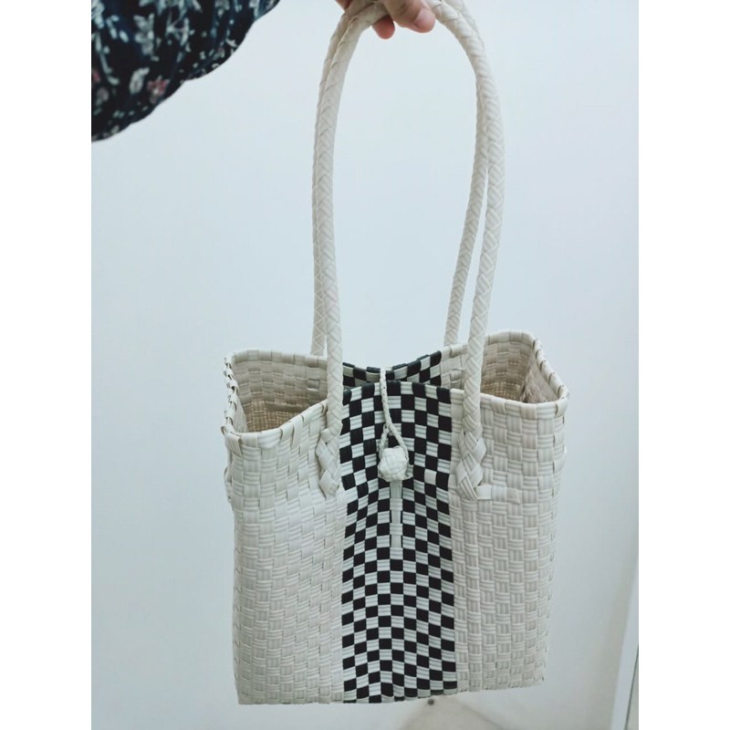 Jual Tas anyaman, Tas anyaman jali, Tas anyaman jali mix, tas belanja ...