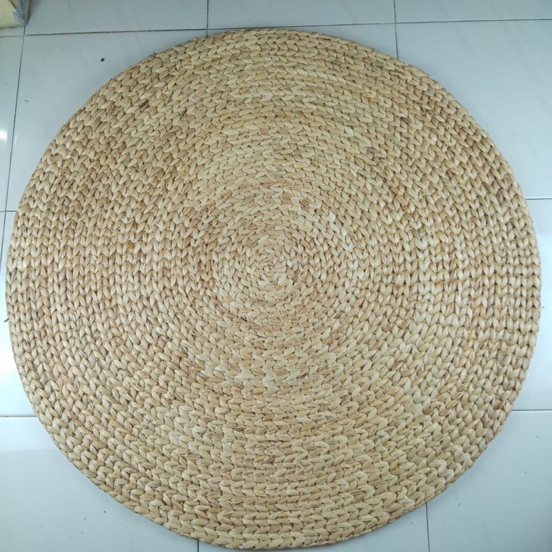 Jual Placemat / Alas Meja / Walldecor Anyaman Enceng Gondok diameter 50 ...