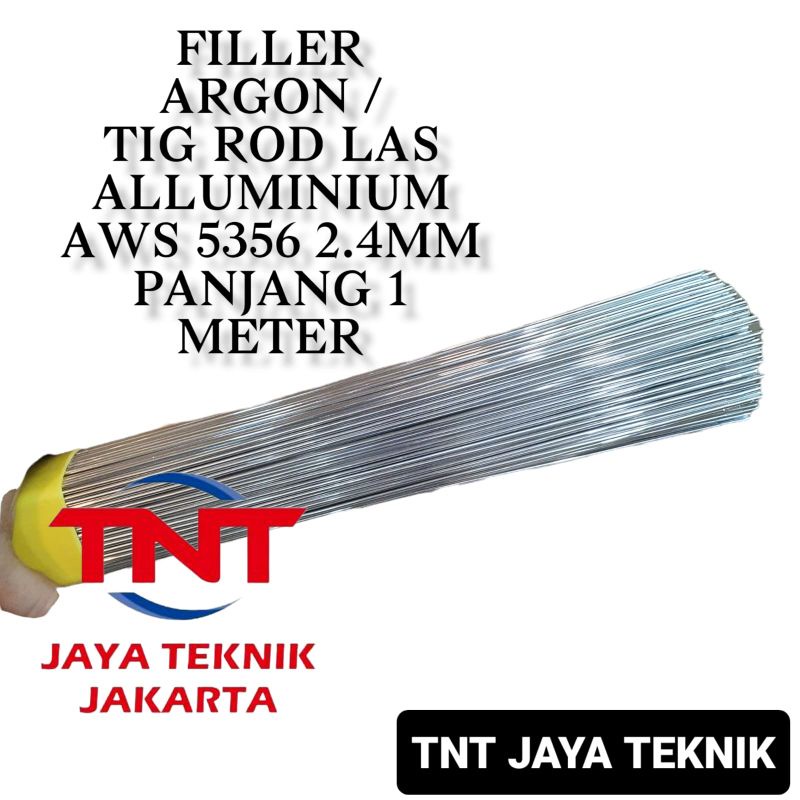 Jual KAWAT LAS / TIG ROD / FILLER ARGON ALUMINIUM AWS 5356 2.4MM 5KG | Shopee Indonesia
