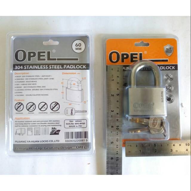 Jual Gembok Awet / Gembok Bagus 60S Opel | Shopee Indonesia