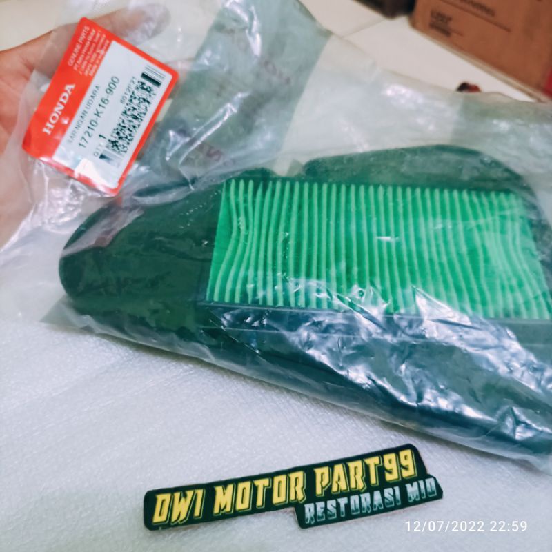 Jual BUSA SARINGAN FILTER UDARA K16 BEAT VARIO SCOOPY F1 ORIGINAL AHM ...