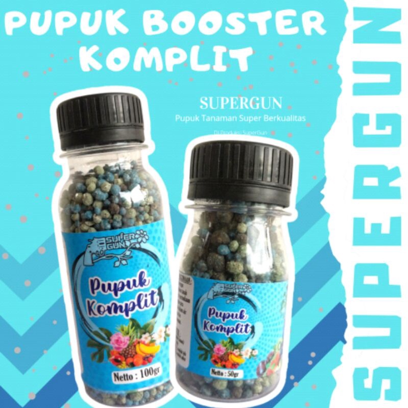 Jual Pupuk Booster Komplit Supergun Untuk Tanaman Bunga, Buah, Daun ...