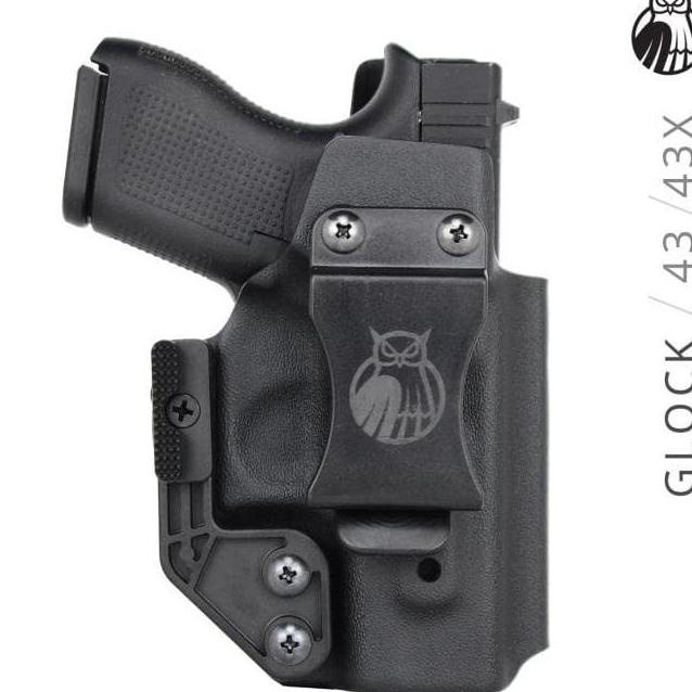 Jual Kydex Holster Glock 43 Glock 43X Iwb G43 Inside Waistband Pax Dynamics | Shopee Indonesia