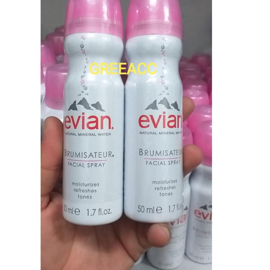 Jual Evian Facial Spray Brumisateur 50ml 150ml 300ml 50 150 300 ml | Shopee Indonesia