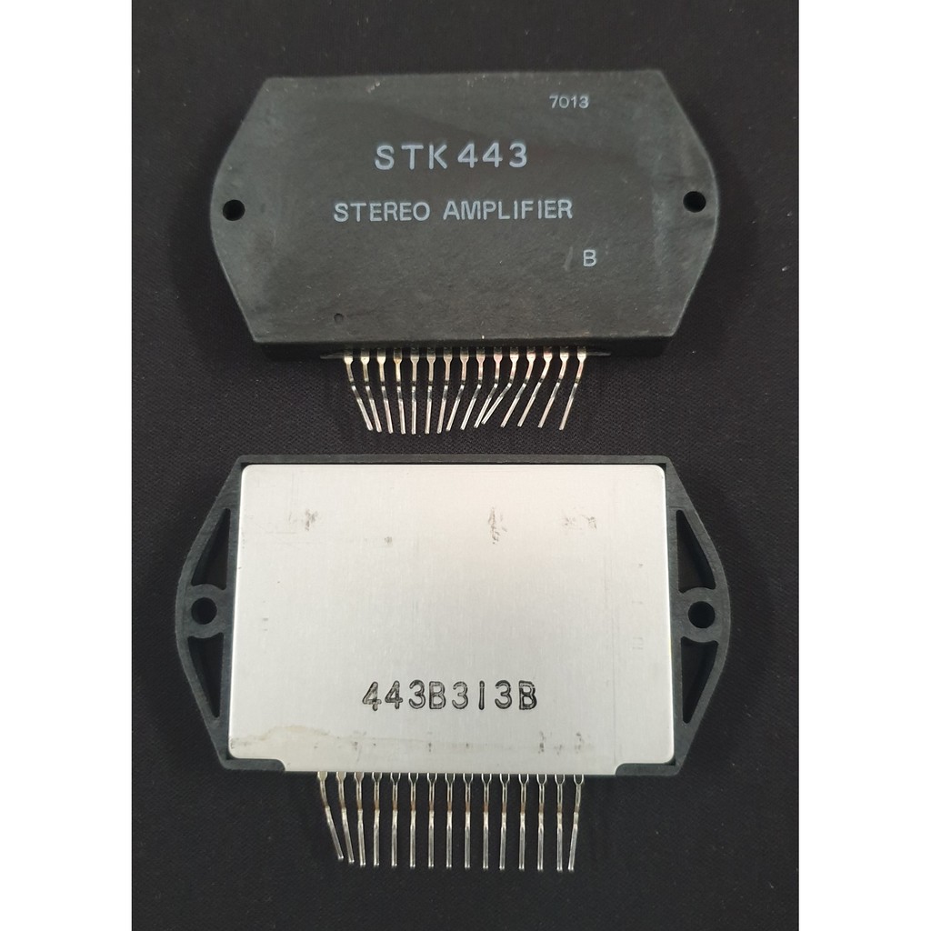 Jual IC STK443 STK 443 Dual Channel 25 Watts AF Stereo Power Amplifier ...