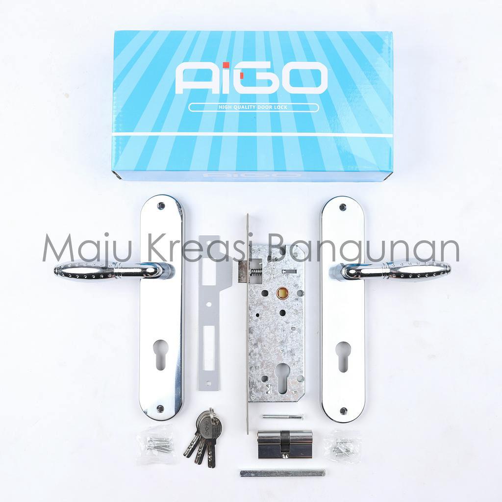 Jual Handle Pintu Kunci Rumah Ukuran Besar Gagang Granat Sapphire Safir ...
