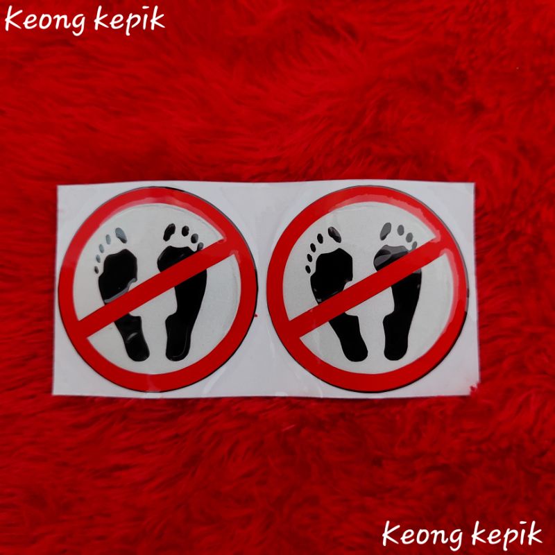 Jual (BISA COD) STIKER STICKER KECIL CUTTING GAMBAR KAKI | Shopee Indonesia