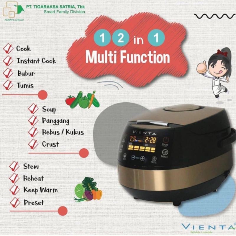 Jual vienta smart cooker | Shopee Indonesia