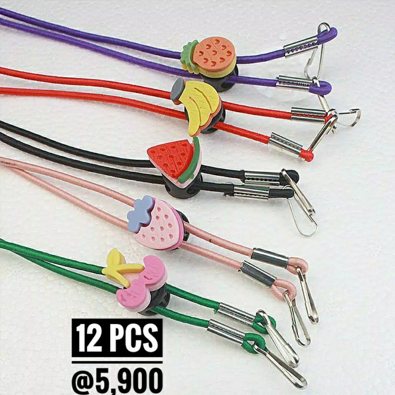 Jual Tali Kalung Masker Anak Dewasa Strap Mask 2in1 Konektor Masker ...