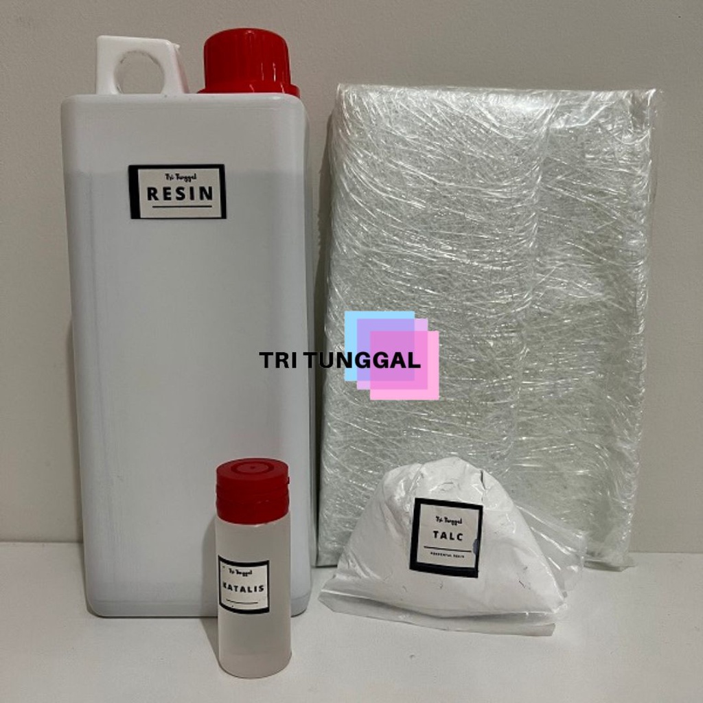 Jual Resin Paket 1000gr Bening Merah Komplit Lebih Hemat Paketan Red ...