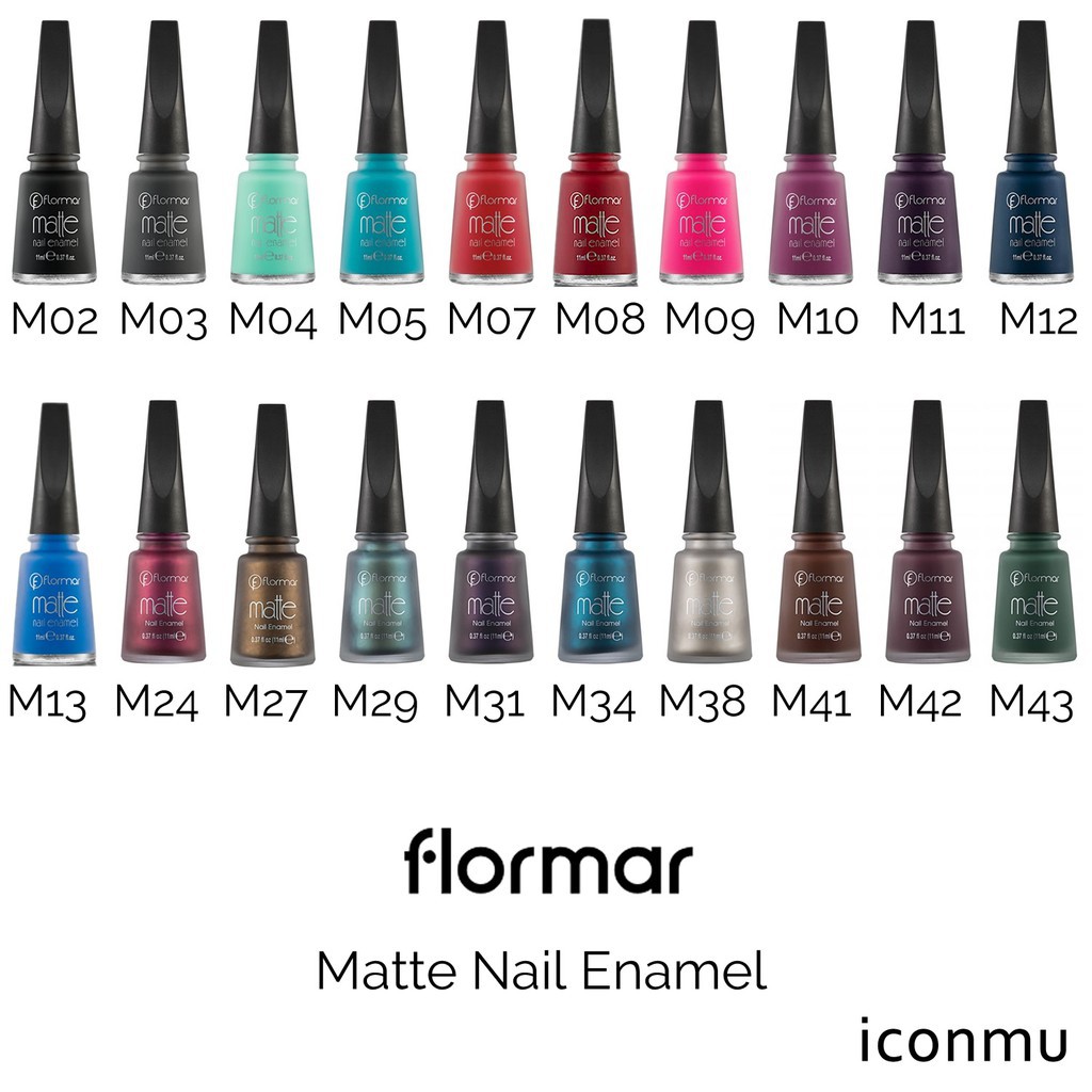 Jual Flormar Matte Kutek Flormar Nail Enamel | Shopee Indonesia