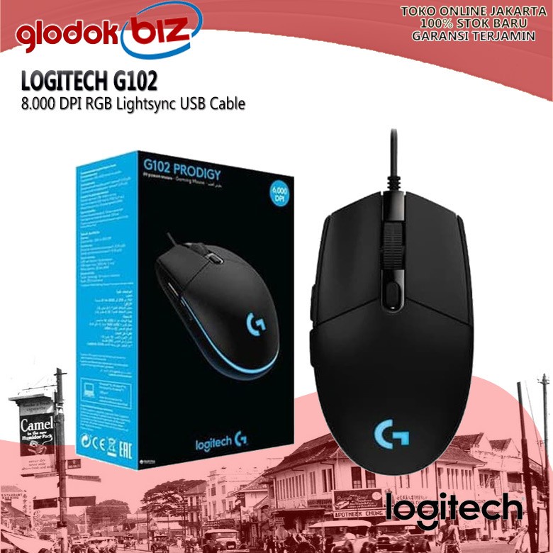Jual Logitech G102 Mouse RGB Gaming | Shopee Indonesia