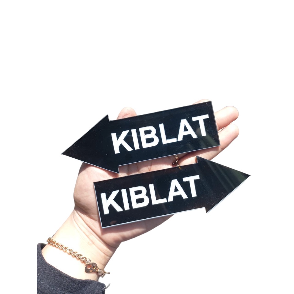 Jual Akrilik Bening Penunjuk I Arah Kiblat | Petunjuk Arah Sholat ...