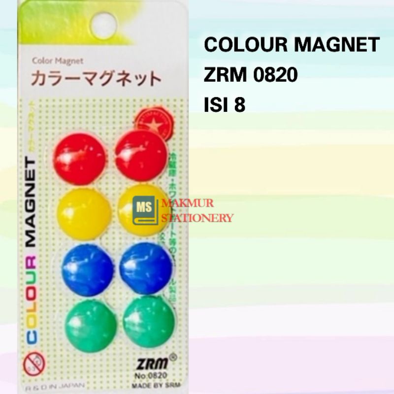 Jual Magnet Whiteboard/Magnet Papan Tulis Colour ZRM 0820 | Shopee ...