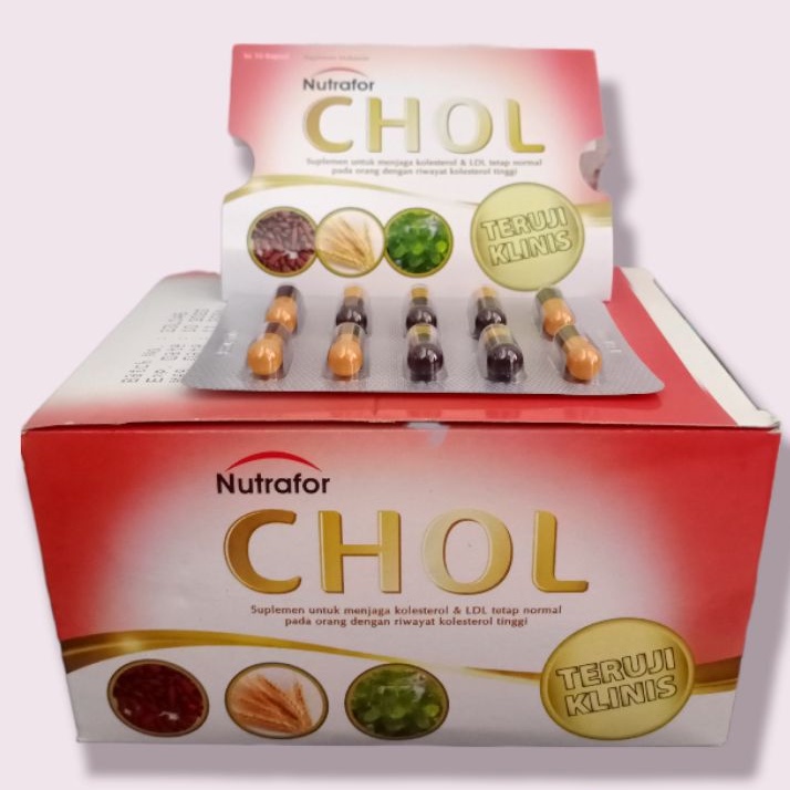 Jual Nutrafor Chol suplemen untuk menjaga kolesterol dan LDL tetap ...