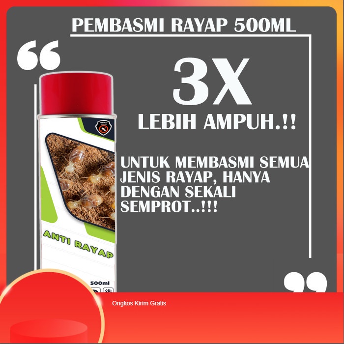 Jual Pembasmi Rayap Tanah dan Kayu|Racun Anti Rayap Kayu Termite Killer ...