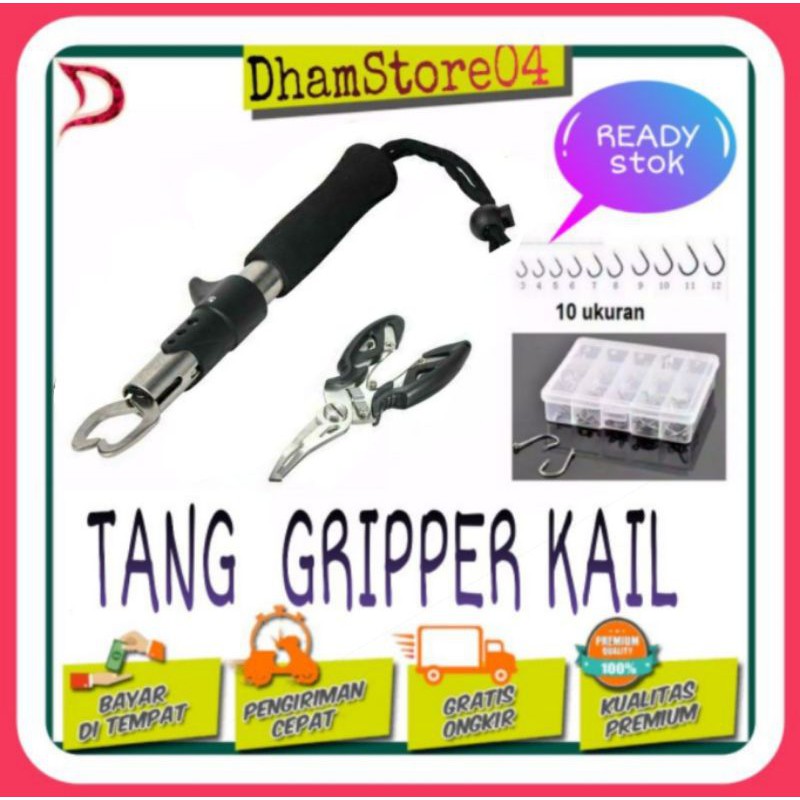 Jual {COD} ️Alat Perlengkapan Mancing Paket Tang Gripper Kail Set ...