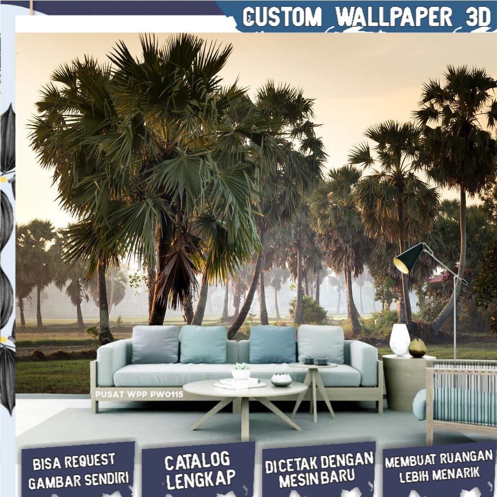 Harga Wallpaper Dinding Ruang Tamu 3d