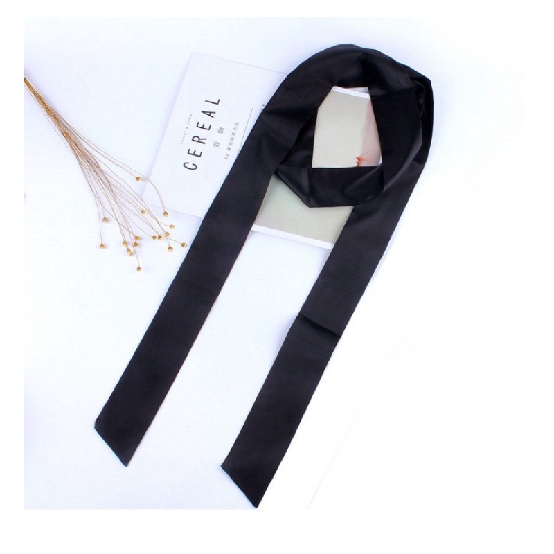 Jual TALI SATIN syal pita HITAM putih merah - BANYAK PILIHAN WARNA ...