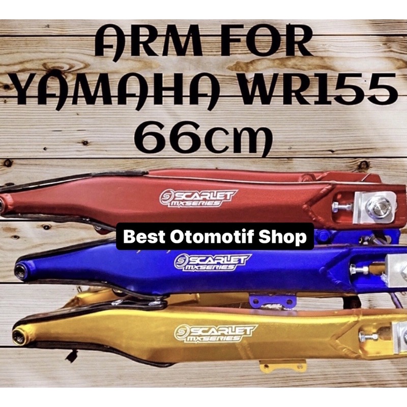 Jual swing arm scarlet wr155 66cm full cnc arm wr155 | Shopee Indonesia