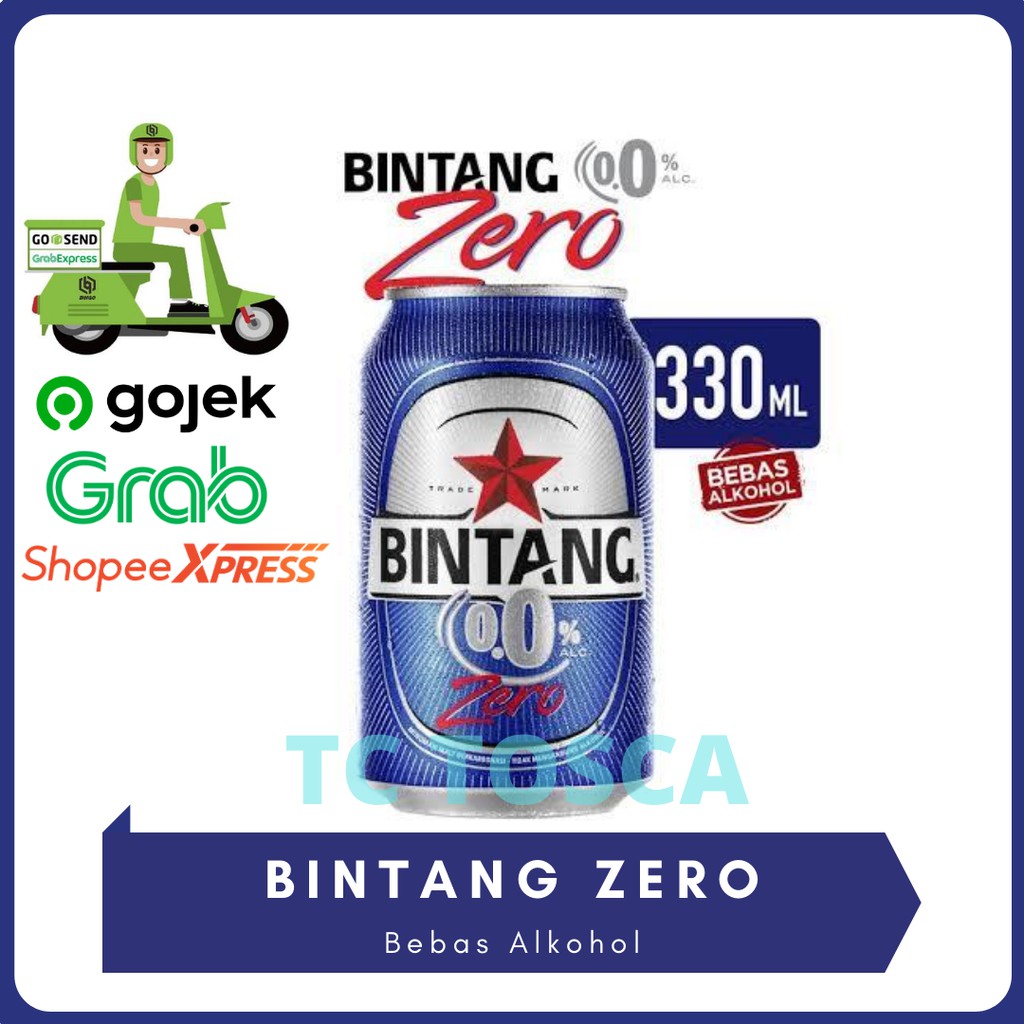 Jual Bintang Zero [0% Alkhol] 330mL 1 Karton isi 24Pcs | Shopee Indonesia