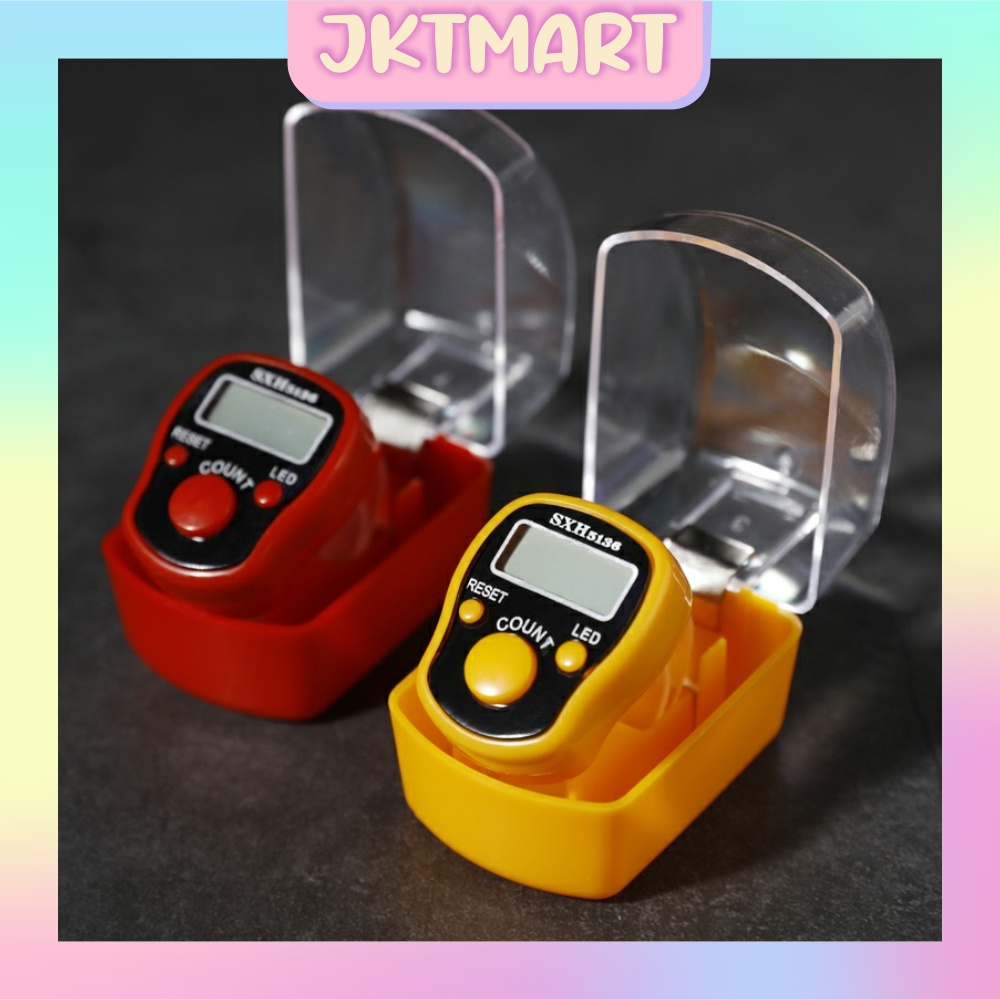 Jual ⭐ JKTMART ⭐ Alat Hitung Digital Led Tasbih Jari Counter Tally ...