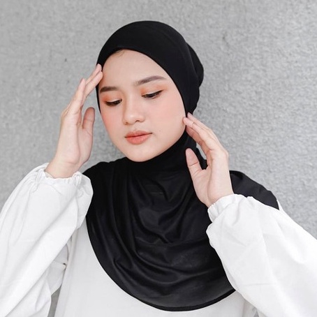 Jual Ciput Ninja Resleting Kaos Inner Hijab Kaos Sleting Dalaman ...