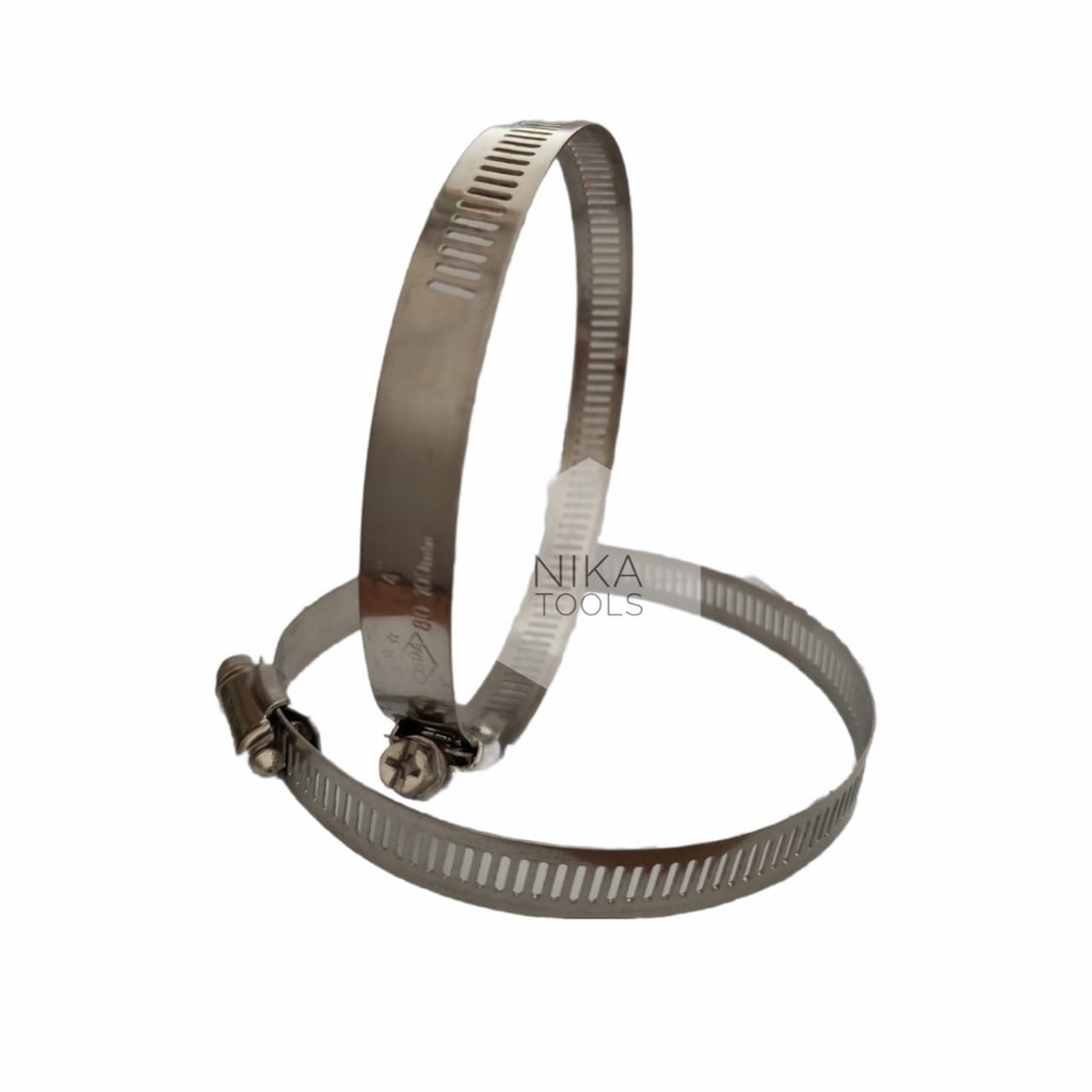 Jual Klem Slang 4" (Inch) Hose Clamp /Penjepit Selang | Shopee Indonesia