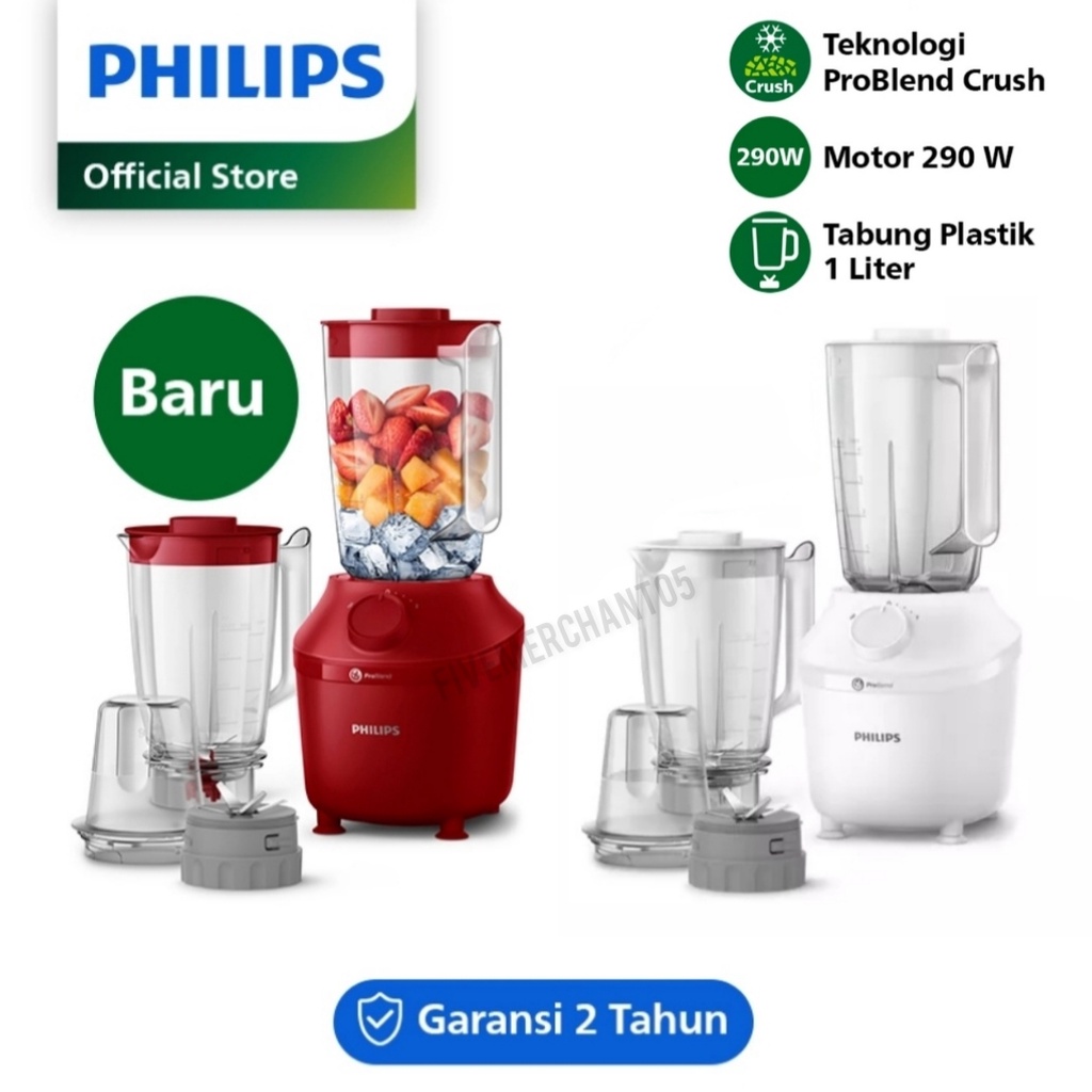 Jual Blender Philips HR 2042 Plastik 1 Liter Blender Philips 2042 ...