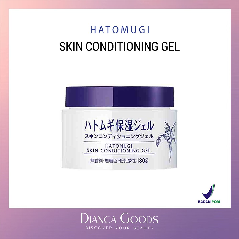Jual HATOMUGI SKIN CONDITIONING GEL 180 gram [HTMG 02] BKL | Shopee ...