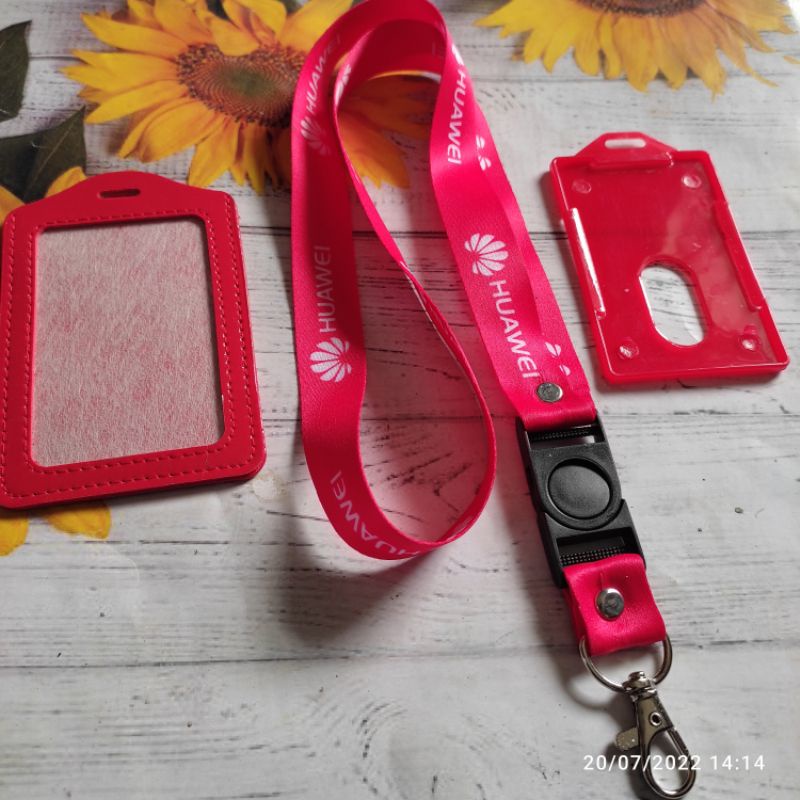 Jual Tali id card HUAWEI / LANYARD huawei gsntungan id Printing satuan ...