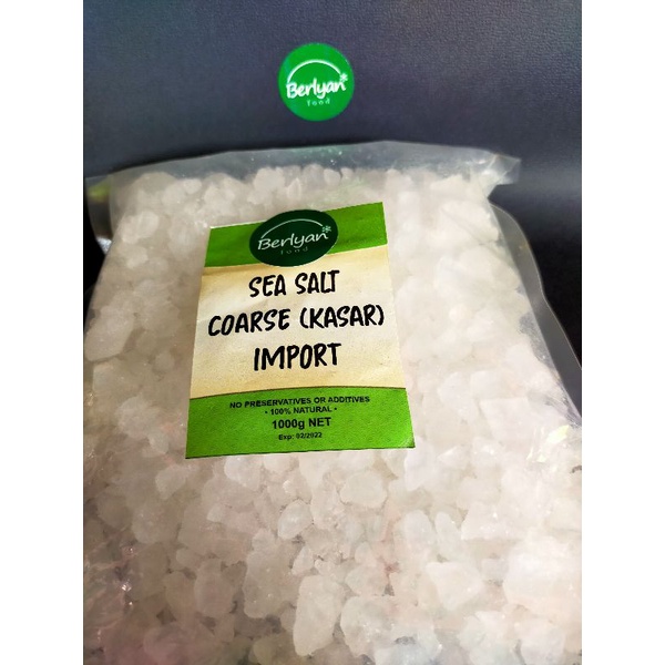 Jual Sea Salt Course 1 kg Garam Laut Kristal Bermanfaat Termurah ...