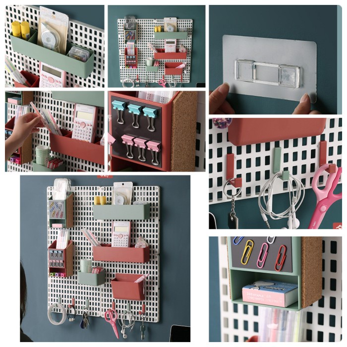 Jual Dinding-Hiasan- Wall Organizer Hanger Hijang Wire Grid Mesh Rak ...
