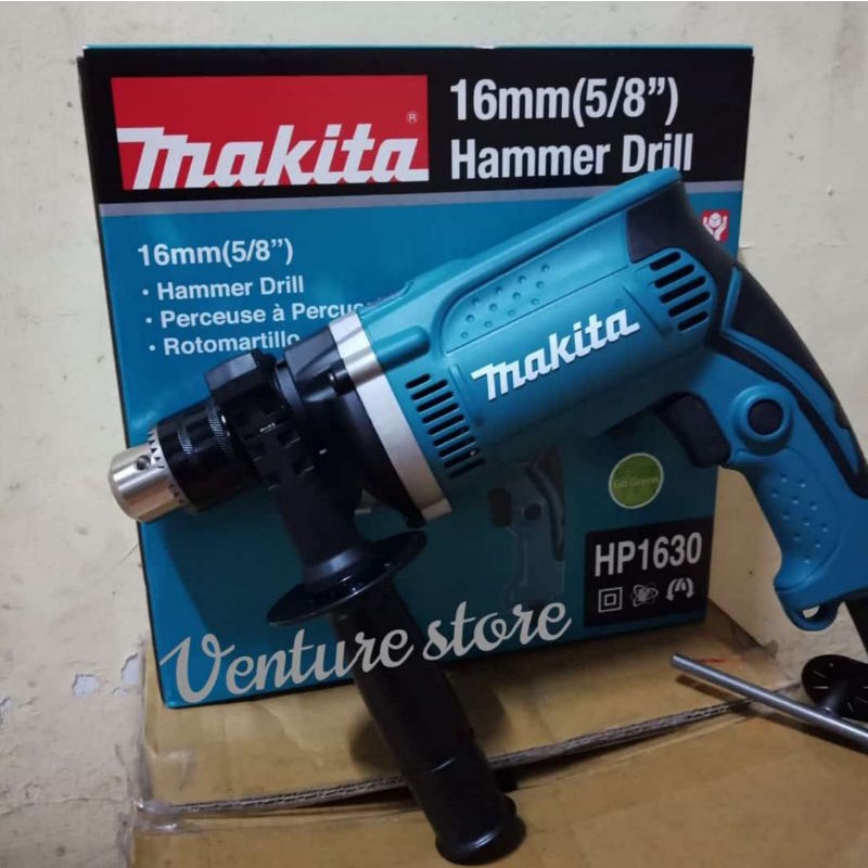 Jual Makita Mesin Bor Tembok Besi & Kayu 16mm HP1630 - Hammer Drill 16mm | Shopee Indonesia