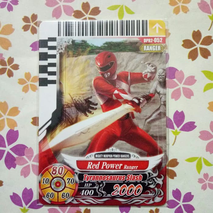 Jual power ranger card battle normal ranger red power v2 | Shopee Indonesia