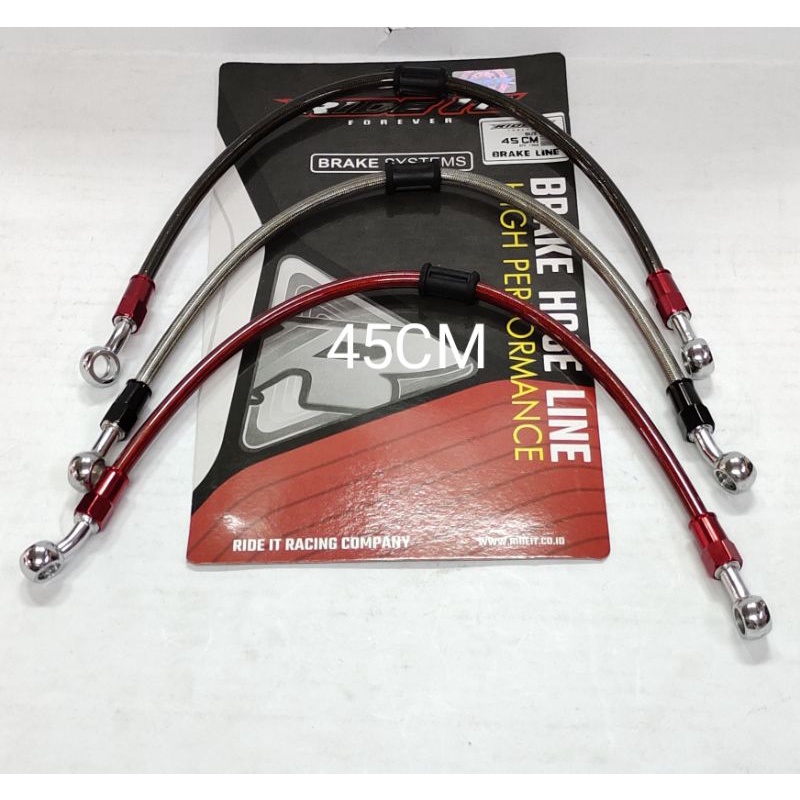Jual SELANG REM BELAKANG RIDE IT 45CM (NEW)MODEL KTC..SELANG REM RACING ...