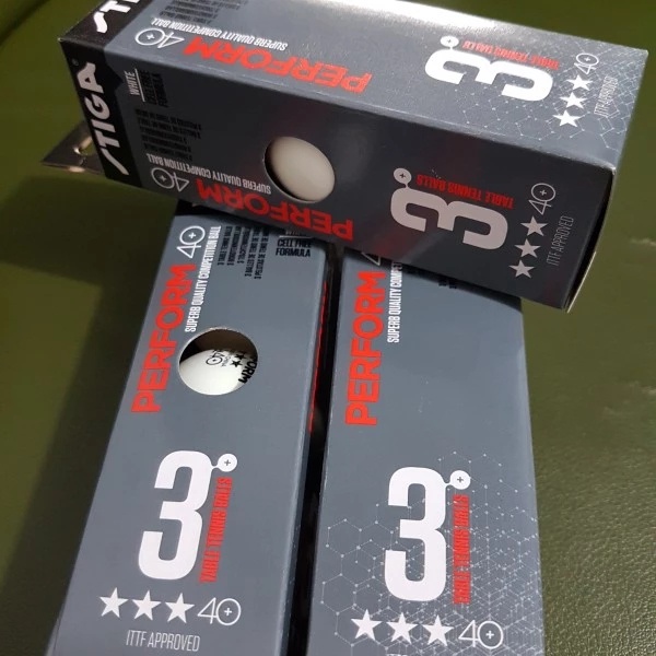 Jual Bola Tenis Meja Ping Pong Stiga Perform Isi 3 Bintang 3 Warna Putih 40 Mm / Bola Pingpong ...