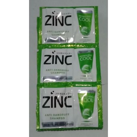 Jual Shampo zinc anti ketombe refreshing cool 1 renteng ( 12 pasang ...