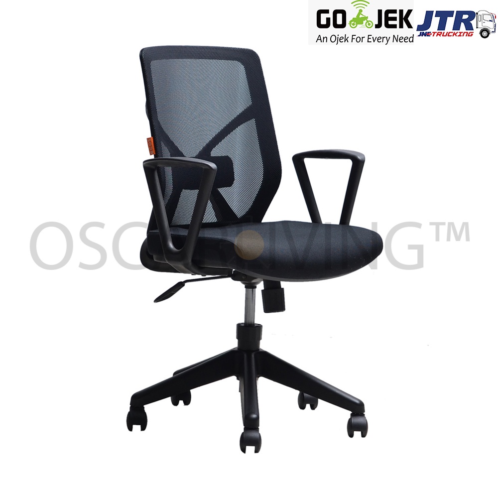 Jual JTR Kursi Kantor ECOS SBM 9901/ Office Chair / Kursi Kerja Hitam KIRIM KE SELURUH INDONESIA ...