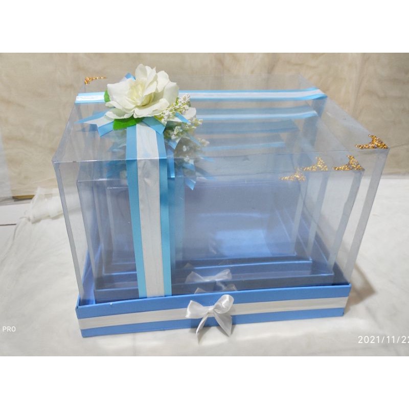 Jual kotak hantaran / box seserahan satu set isi 4 dan 1 set isi 3/ box ...