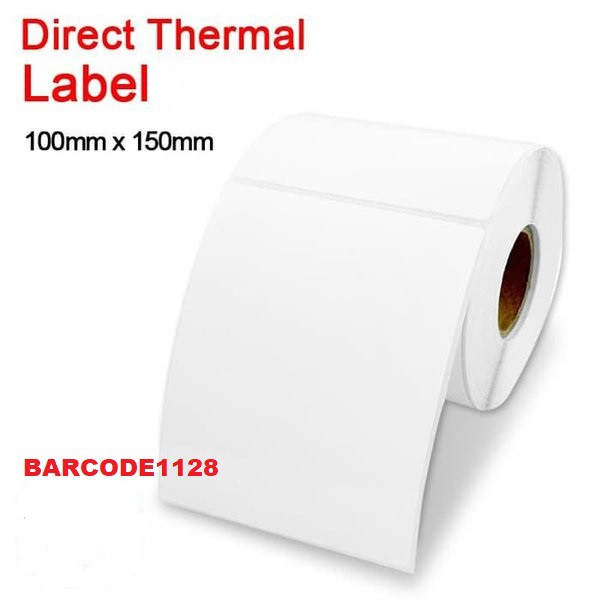 Jual Barcode Label Thermal Ukuran 100mm X150mm isi 300 | Shopee Indonesia